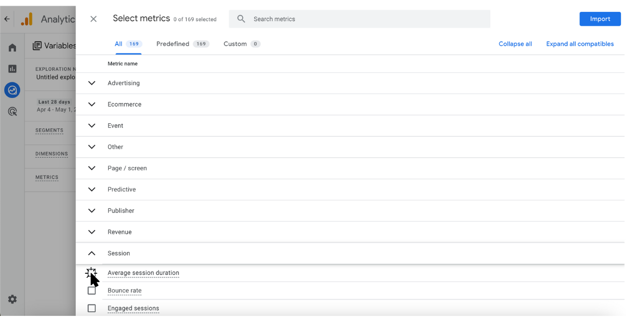 How to Locate Average Session Duration in GA4